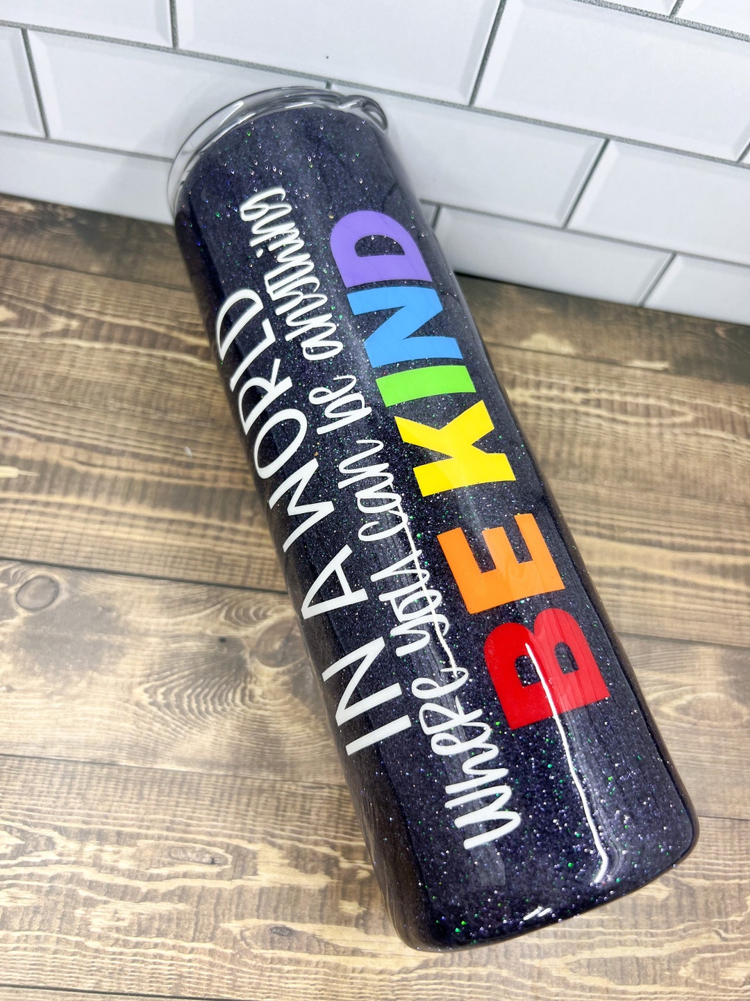 Be Kind Tumbler, Pride Tumbler Cup, Lgbtq Water Bottle, Kindness Mug ...