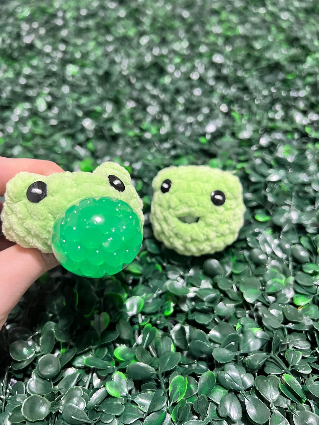 Crochet Frog Stress Ball, Frog Toy, Birthday Gift for Coworker, Gifts ...