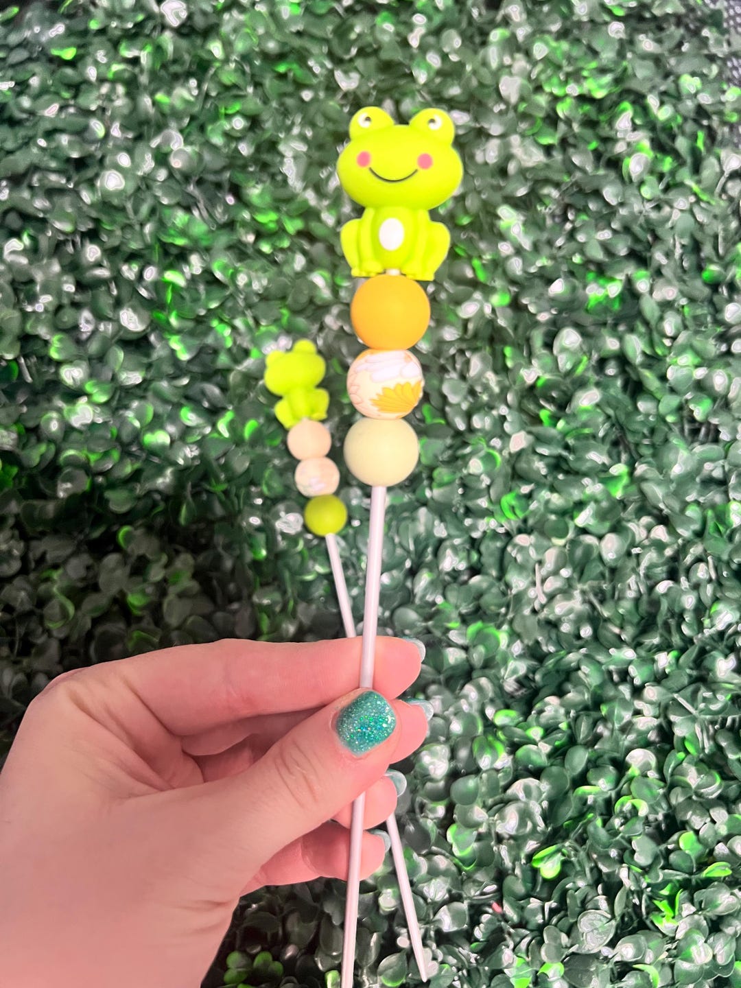 Frog Amigurumi Sticks, Crochet Tools, Birthday Gift for Women, Easter ...