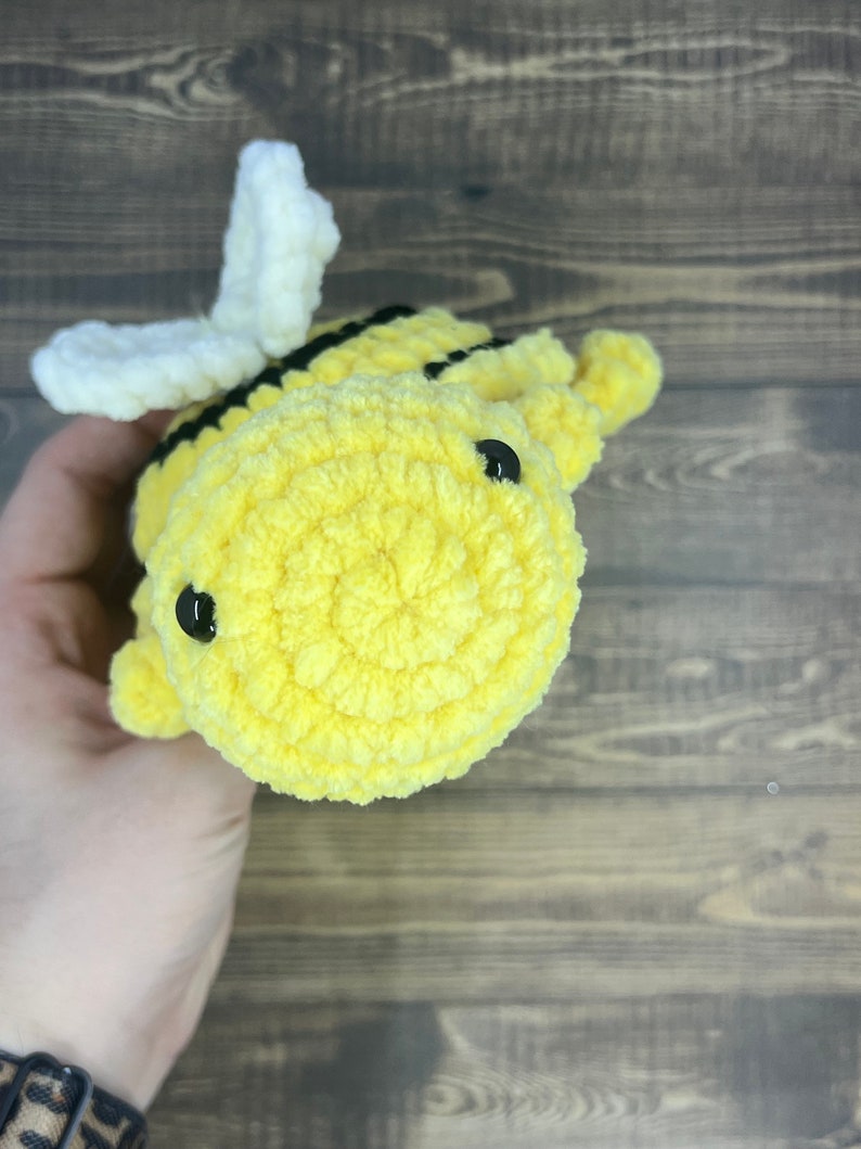 Bumble Bee Decor, Crochet Turtle Plushie, Bee Stuffed Animal, Birthday ...