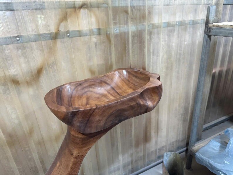Farmhouse Solid Wood Vessel Sink Handmade Wood Wash Basin Rustic ...