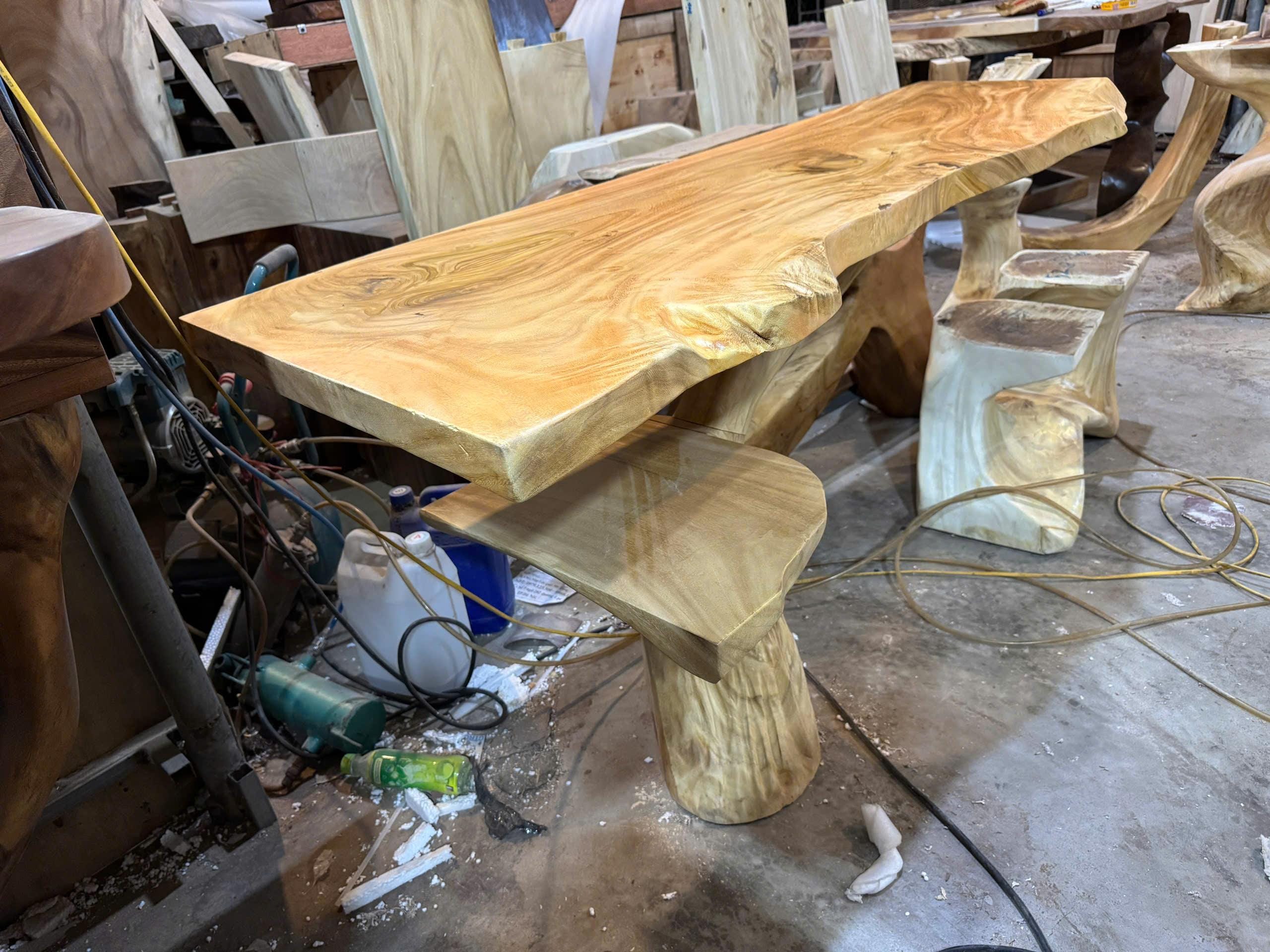 Live Edge Vanity Counter Wood Bathroom Vanity Bathroom Vanities ...