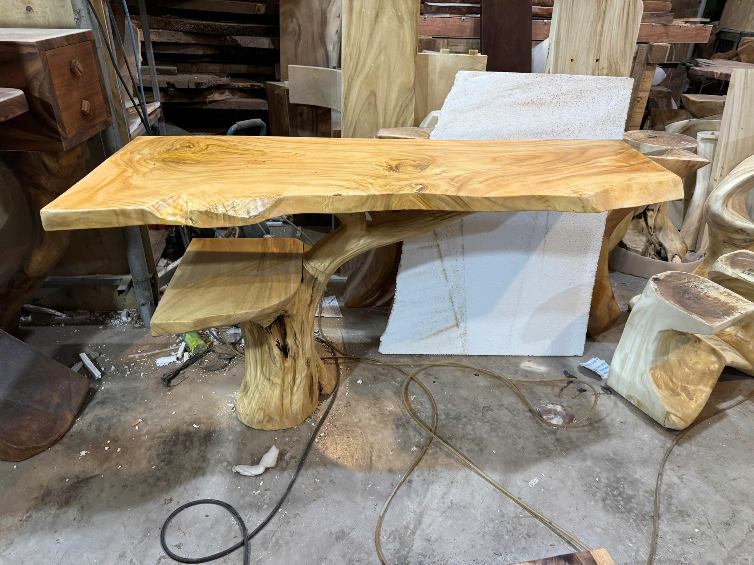 Live Edge Vanity Counter Wood Bathroom Vanity Bathroom Vanities ...