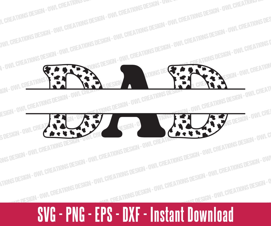 Dad Monogram Svg Png Eps Dxf INSTANT DOWNLOAD Father's Day Svg, Funny ...