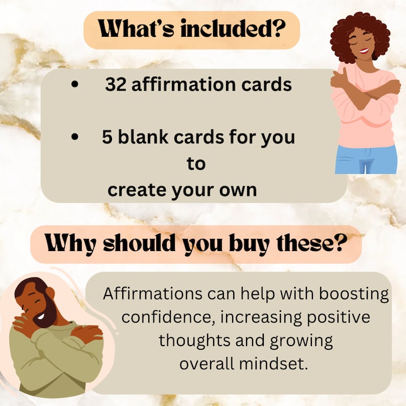 Affirmation Cards for Black Women - Etsy