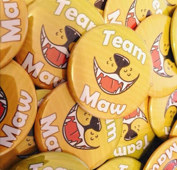 Team Maw 58MM Pin Badge Fursuit Furries Furry Memes | Etsy