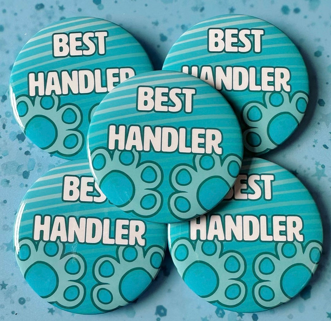Best Handler 58mm Pin Badgefursuit Cosplay Handling Friends - Etsy