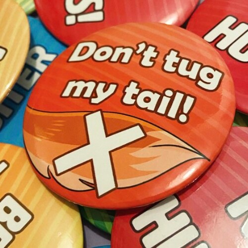 Fursona Fursuit Badge furry - Etsy