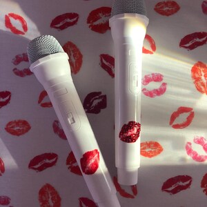 Lipstick Kiss Microphone Prop - Etsy