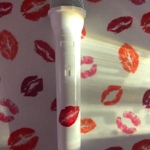 Lipstick Kiss Microphone Prop - Etsy