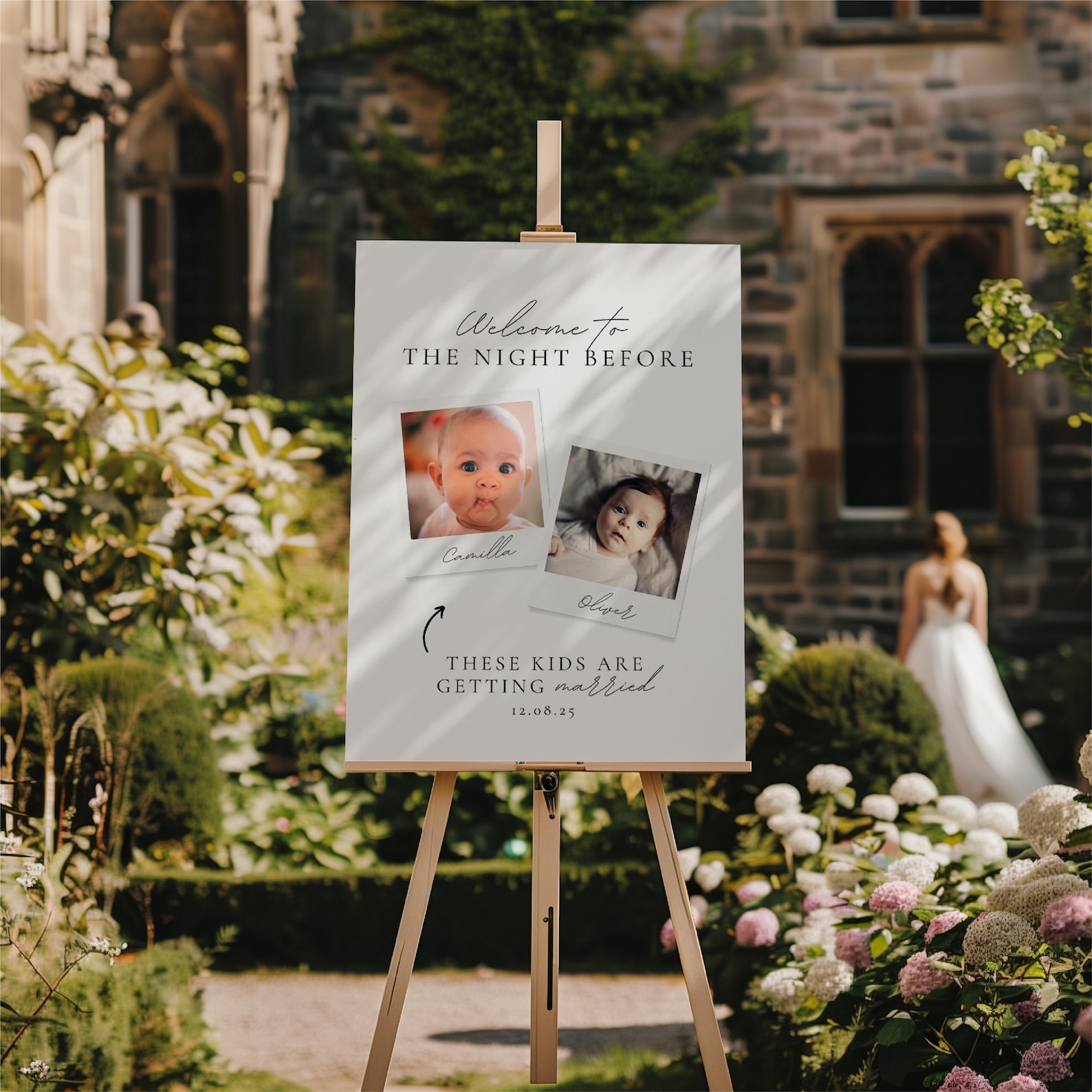 These Kids Are Getting Married Sign, the Night Before Signage, Wedding ...