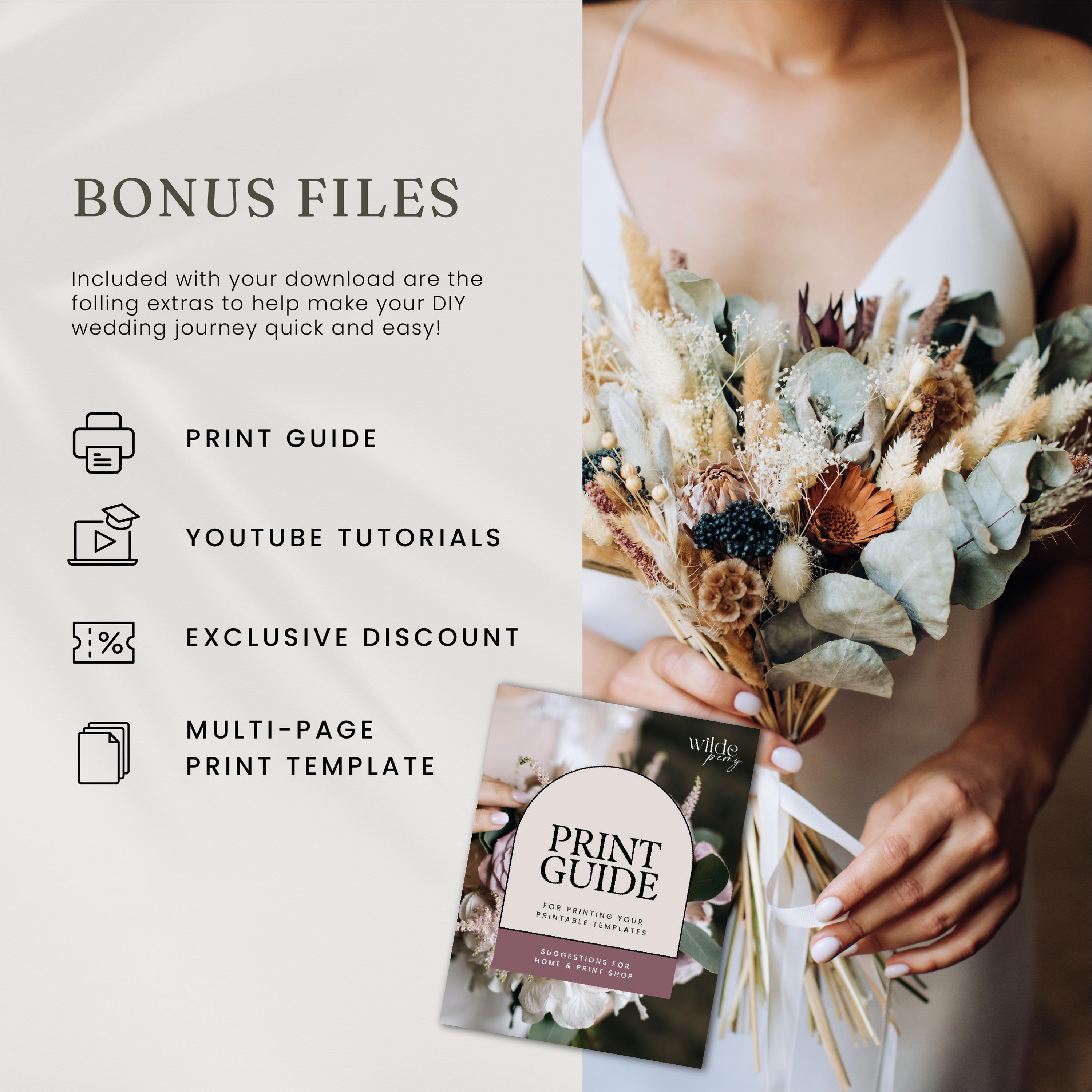 Take A Shot We Tied the Knot Tag Template, Minimal DIY Bride Shot ...