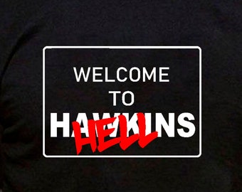 Welcome to Hawkins Sign - Etsy UK