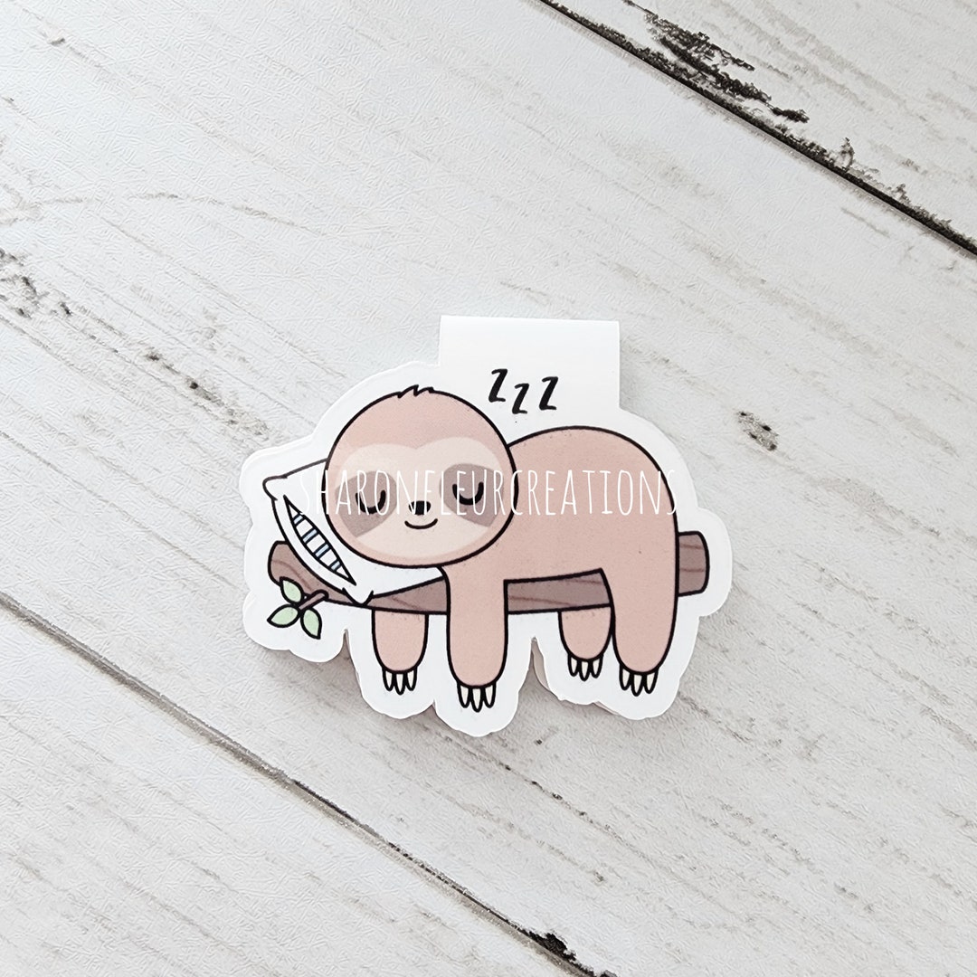 Sloth Magnetic Bookmark | Bookish Gift | Book Club Bookmark | Gifts for ...