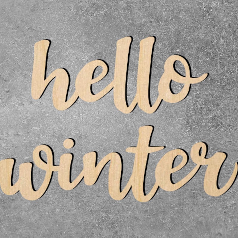 Winter Cutouts - Etsy