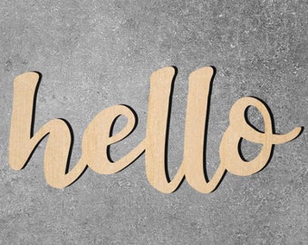 Custom Script Word Cutout-multiple Sizes Wood Craft Supply - Etsy
