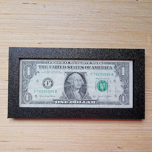 Dollar Bill Display Case - Etsy