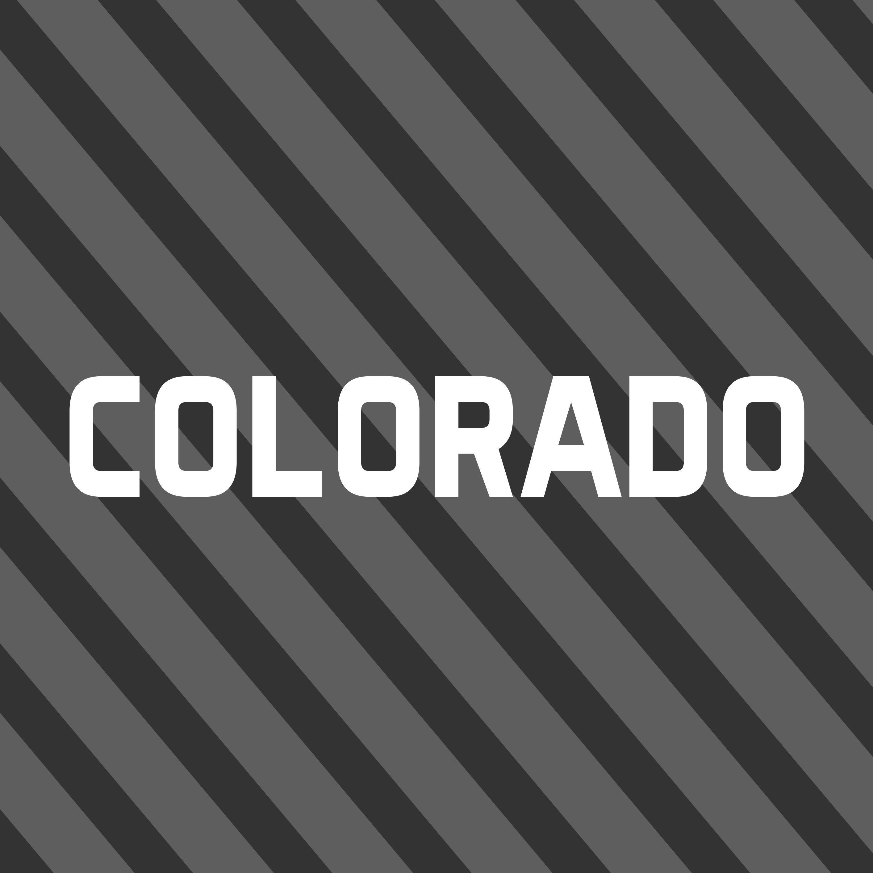 Colorado State CO Vinyl Decal Sticker, Car Window Decal, White Sticker ...