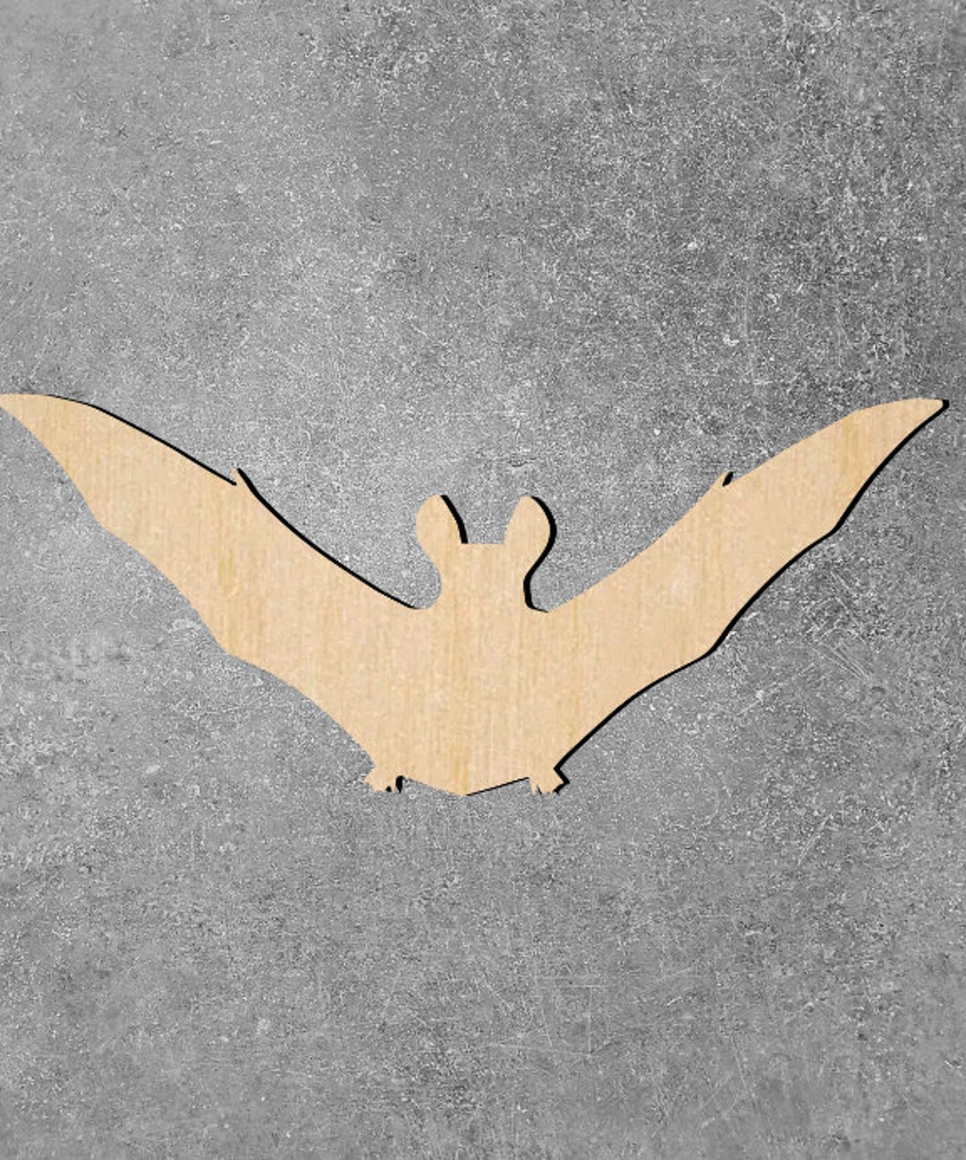Bat - Laser Cut Wood Shape - Unfinished Wood Cutout - Various Sizes ...