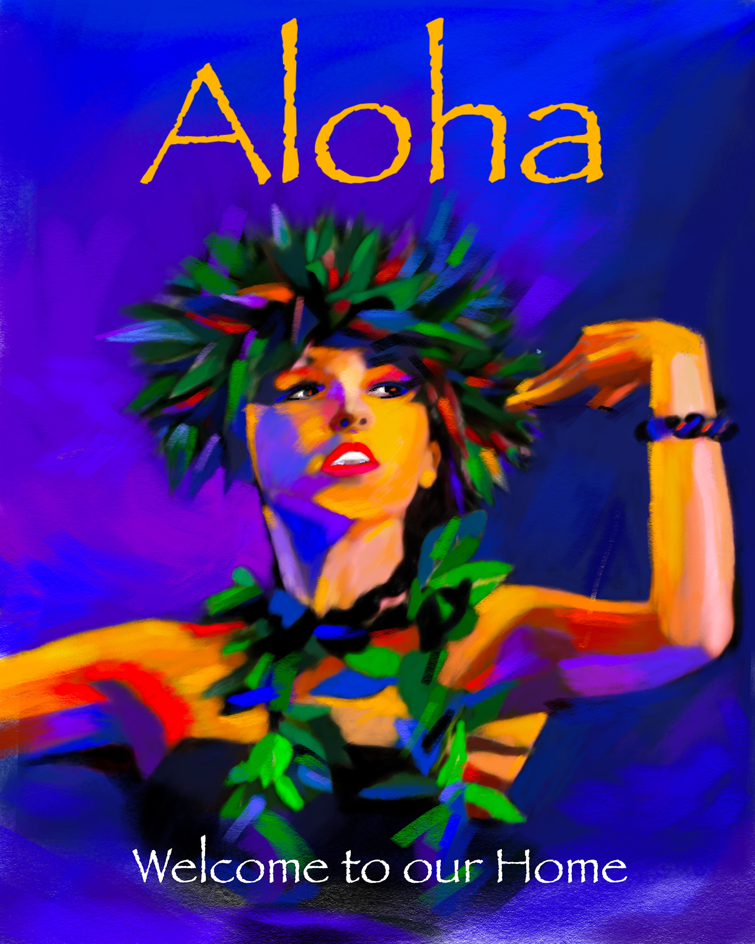 Hawaii Beaches Art, Hawaiian Motif, Aloha Decor, Framed Art Polynesia ...