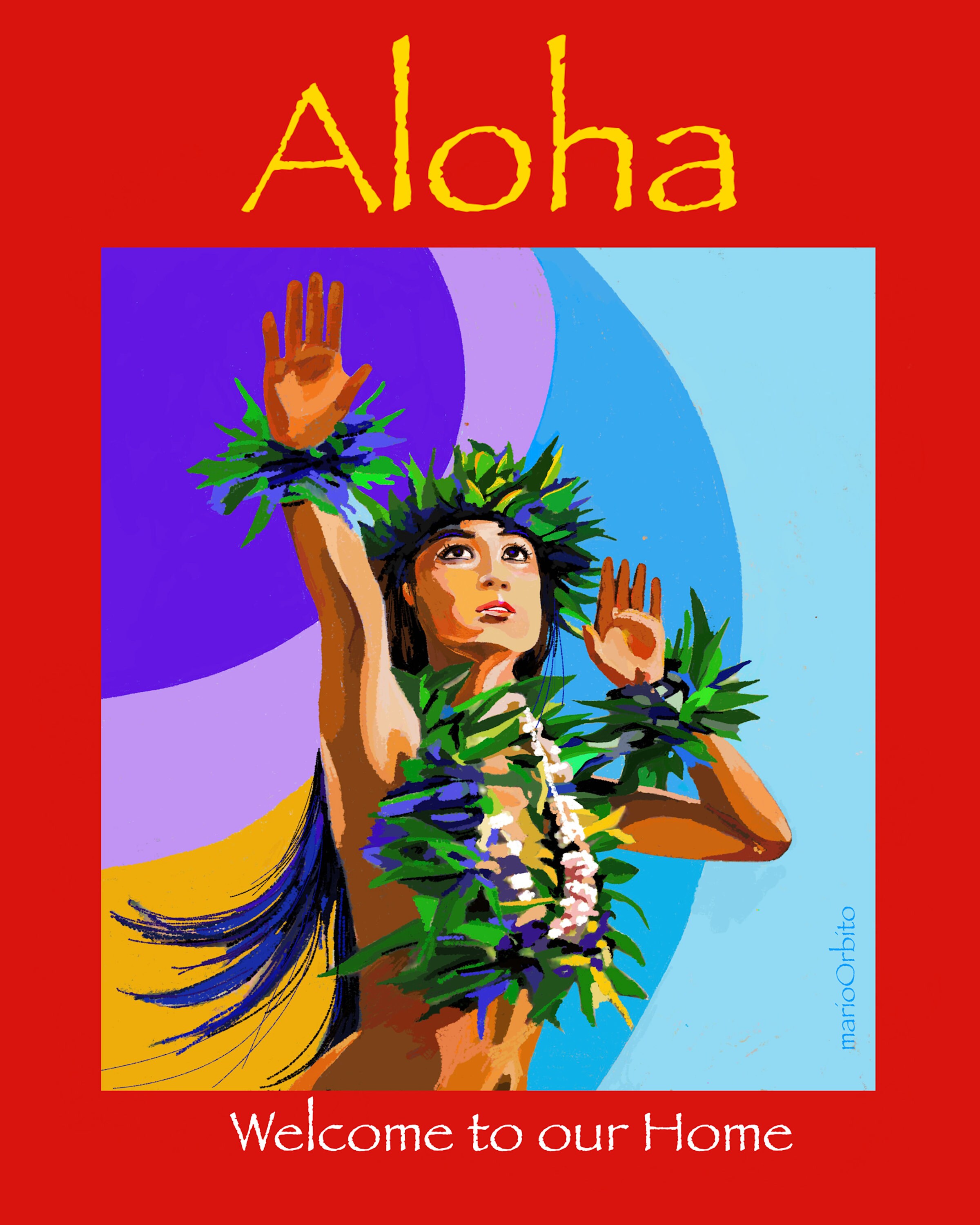 Hawaii Beaches Art, Hawaiian Motif, Aloha Decor, Framed Art Polynesia ...