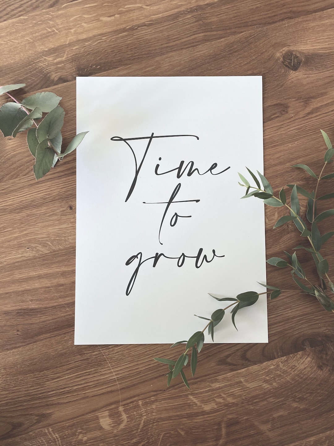 Download Posters Time to Grow Posters Quote You Are Enough Decoration ...