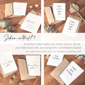 Karte neuer Job You can do it Jobbeginn Jobstart Neue Stelle Neuer Job ...