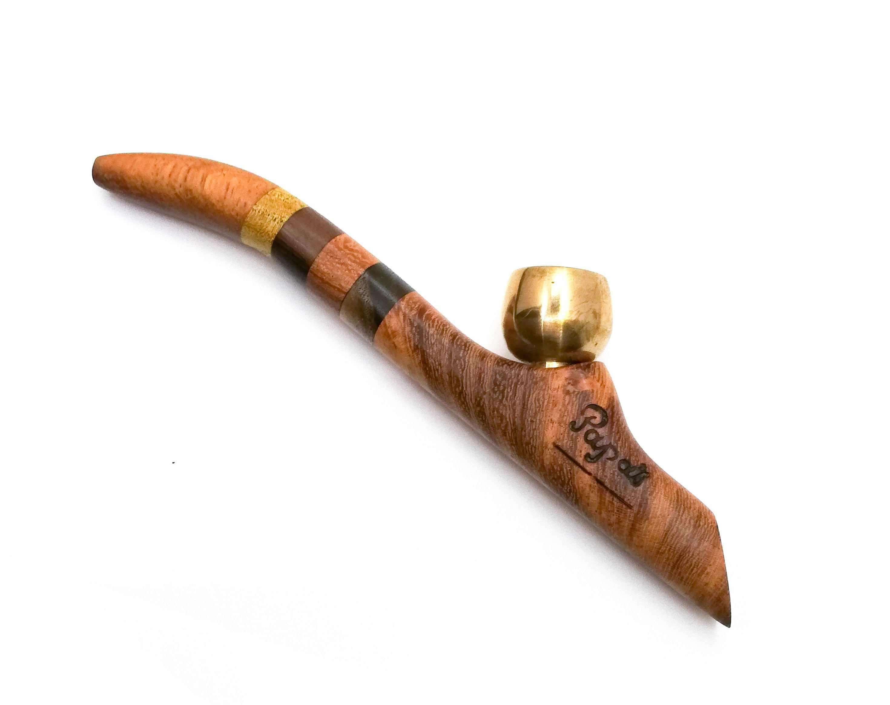 Colored Bow Pipe With Composite Different Colored Woods ! - Etsy