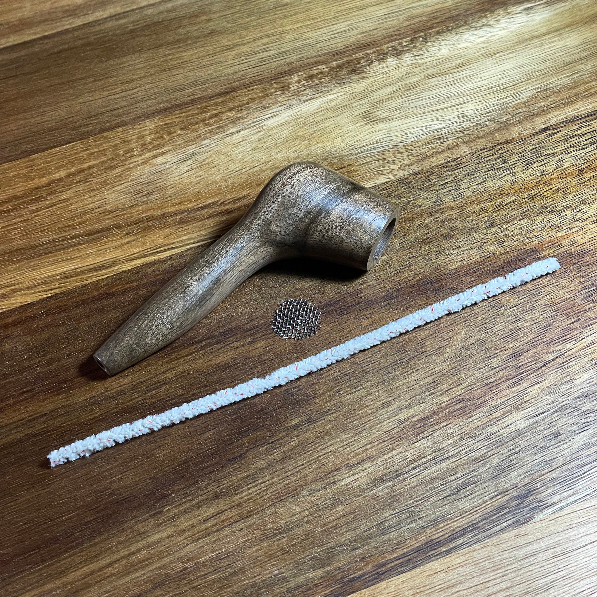 Small Brother Pipe, Custom Made Wooden Pipe for Smoking Herbs ! Great ...