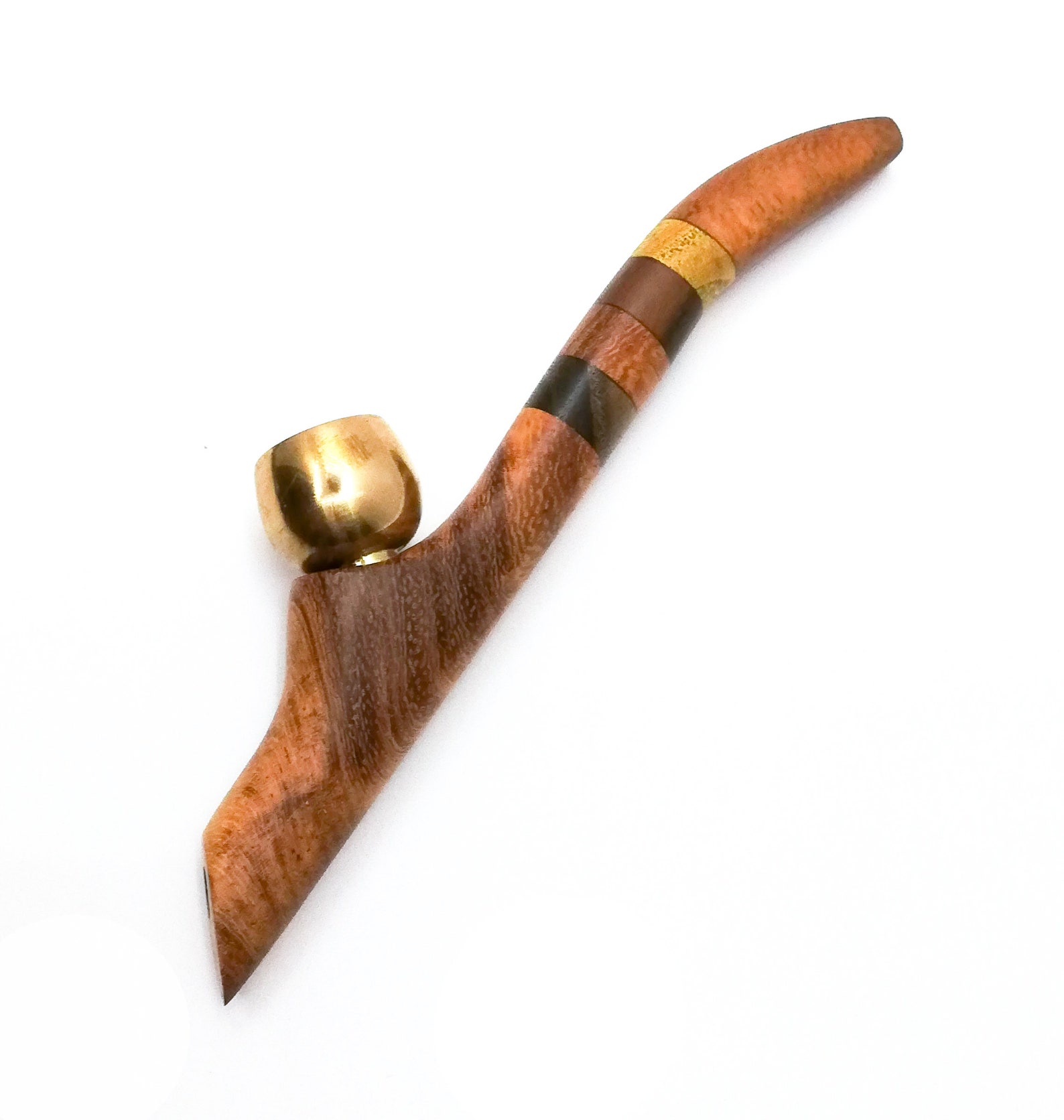 Colored Bow Pipe With Composite Different Colored Woods - Etsy