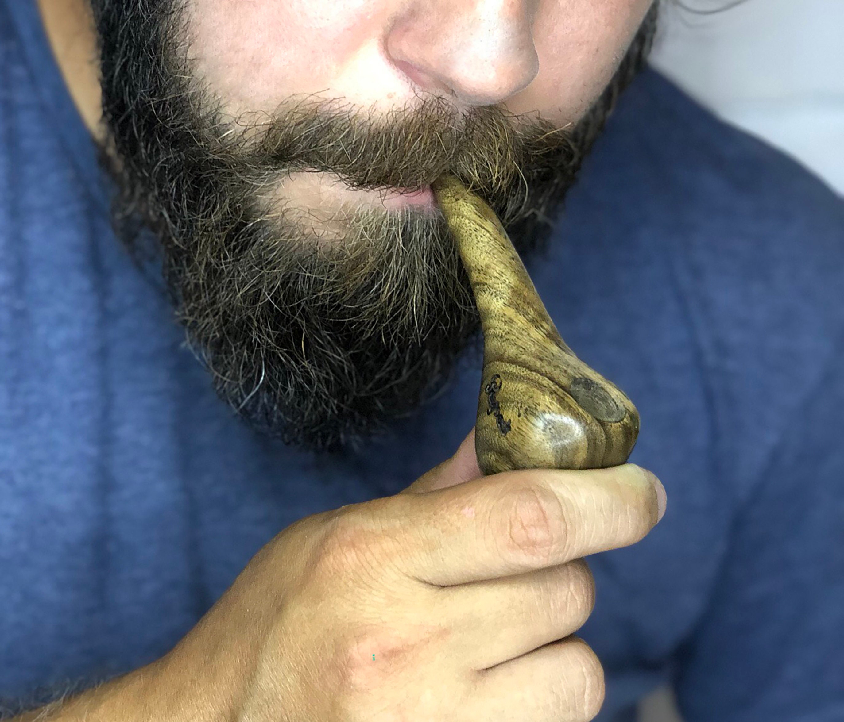 Peace Pipe Wooden Pipe Can Be Personalized Handmade Pipe Unique Pipe ...