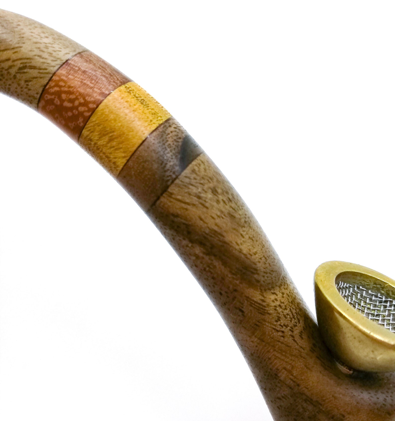 Colored Bow Pipe With Composite Different Colored Woods - Etsy