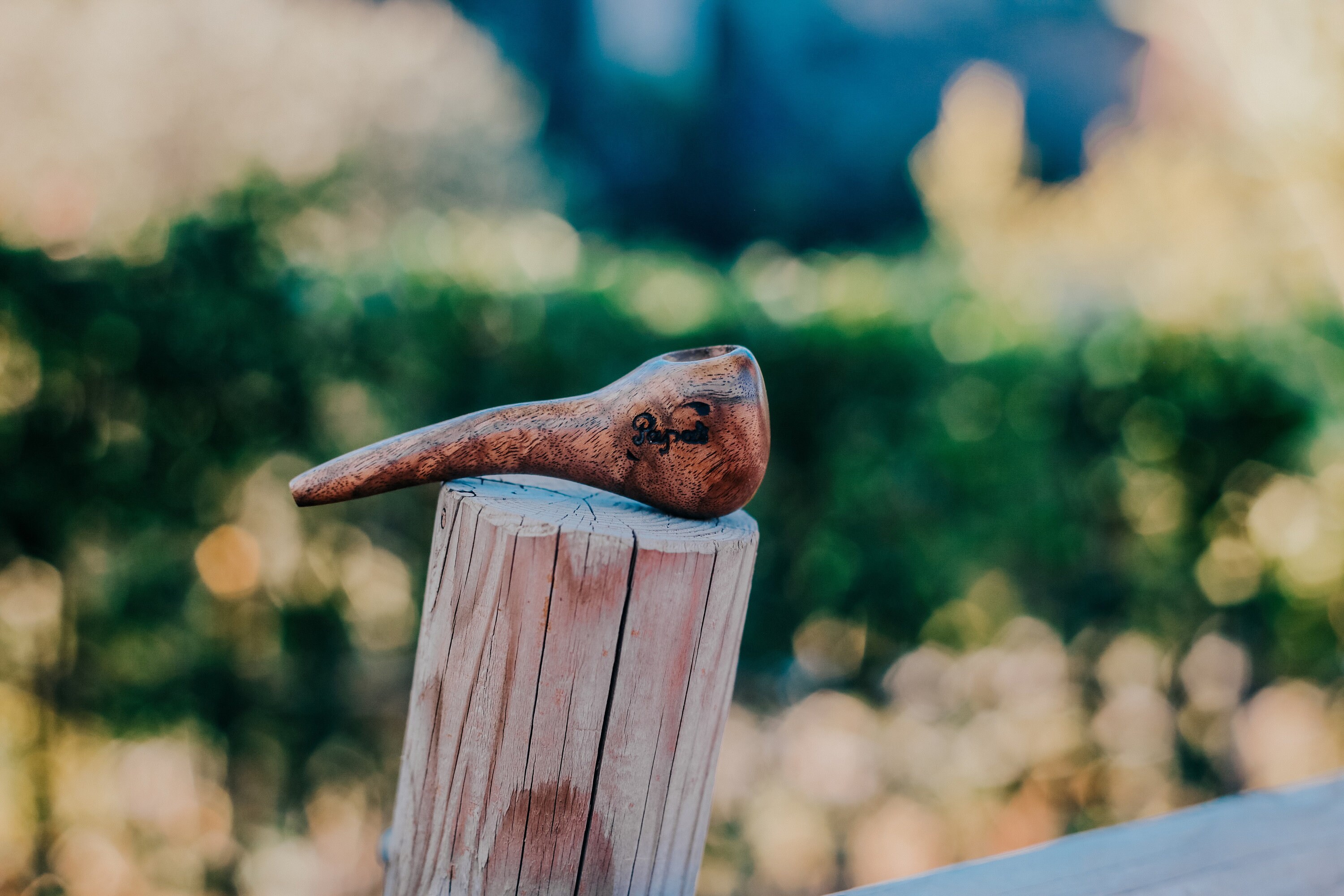 Peace Pipe Wooden Pipe Can Be Personalized Handmade Pipe - Etsy