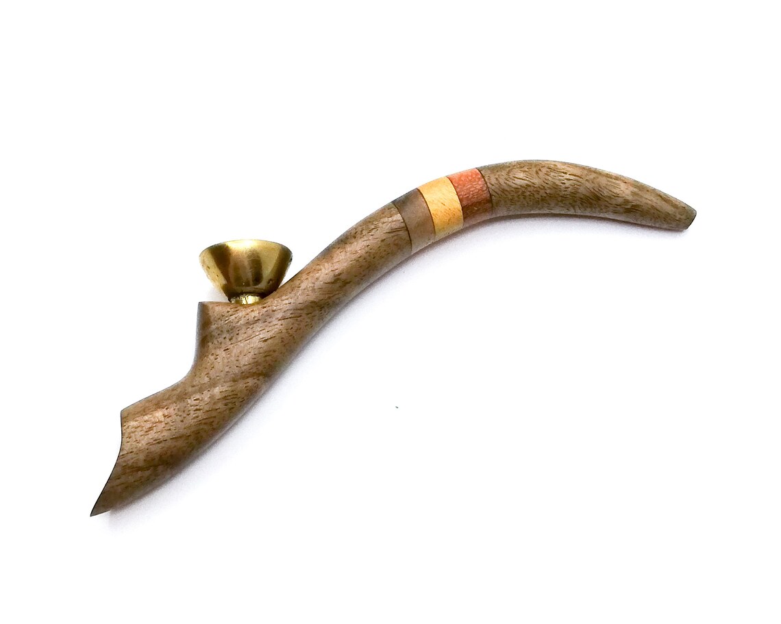 Colored Bow Pipe With Composite Different Colored Woods - Etsy