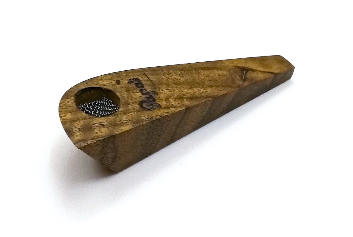 Pocket Pipe Type 2, Walnut Hand Made Smoking Pipe, Wood Pipe, Miniature ...