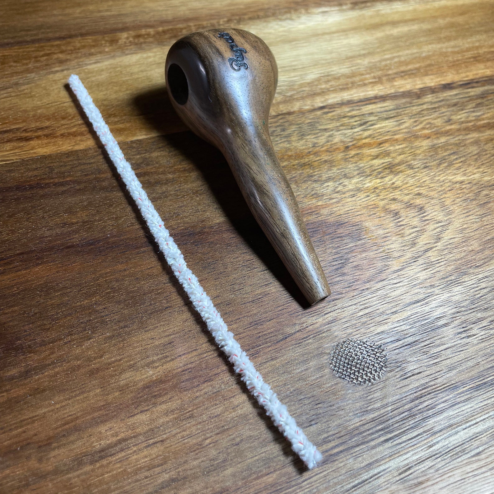 Peace Pipe Wooden Pipe Can Be Personalized Handmade Pipe Unique Pipe ...