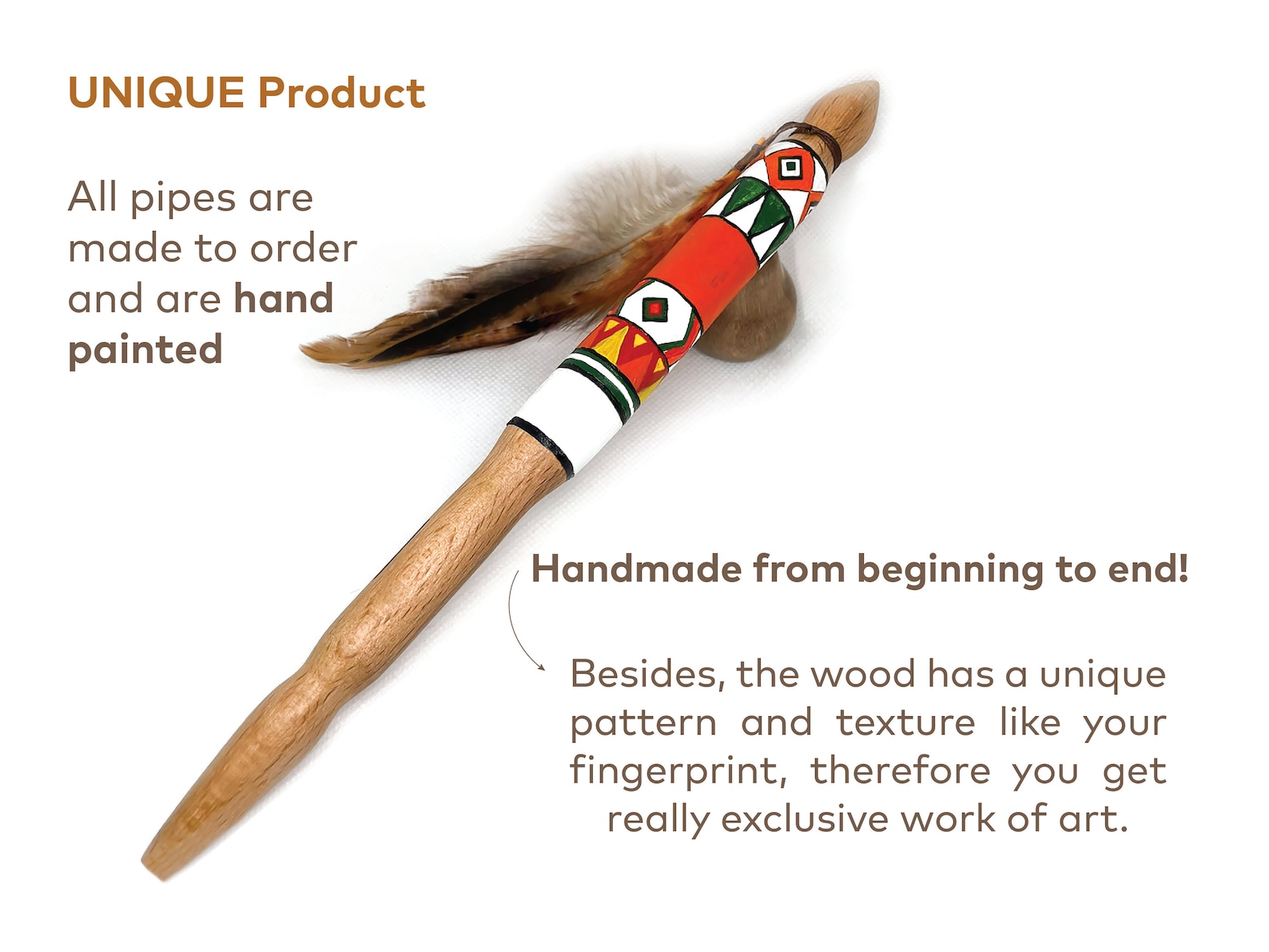 Wooden Pipe for Smoking, Handmade, Pipes Can Be Personalized Unique ...