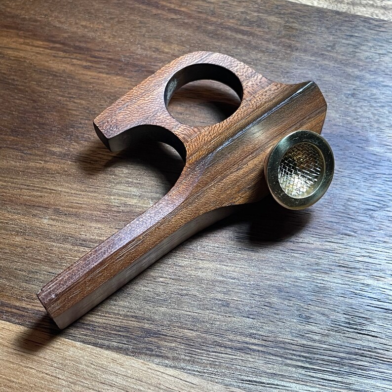 Wooden Pipe! Ring Pipe ! Handmade Work ! Can Be Personalized ! Peace ...