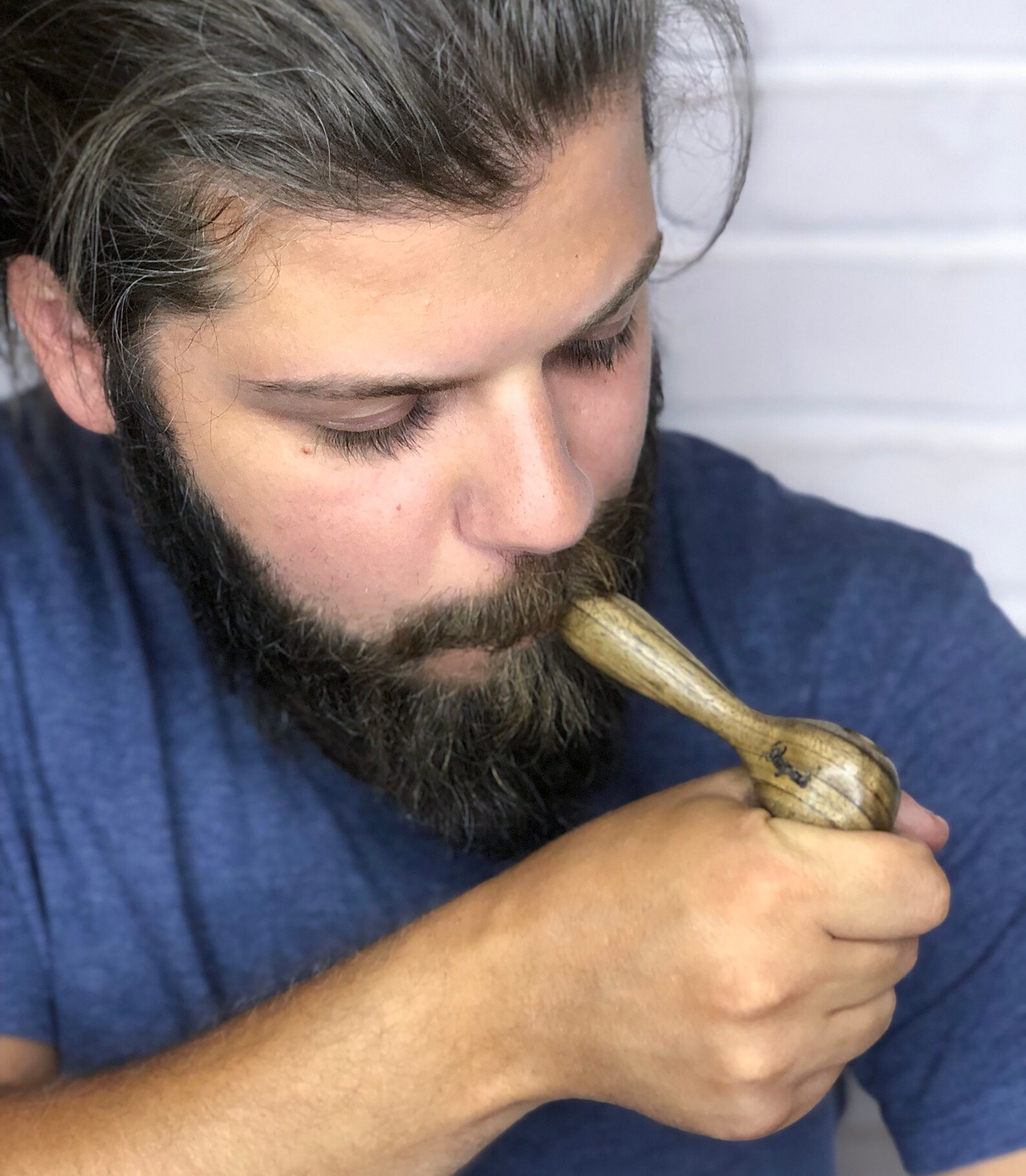 Mom Pipe Great Gift for All Smokers Unique, Handmade Work Wooden Pipe ...