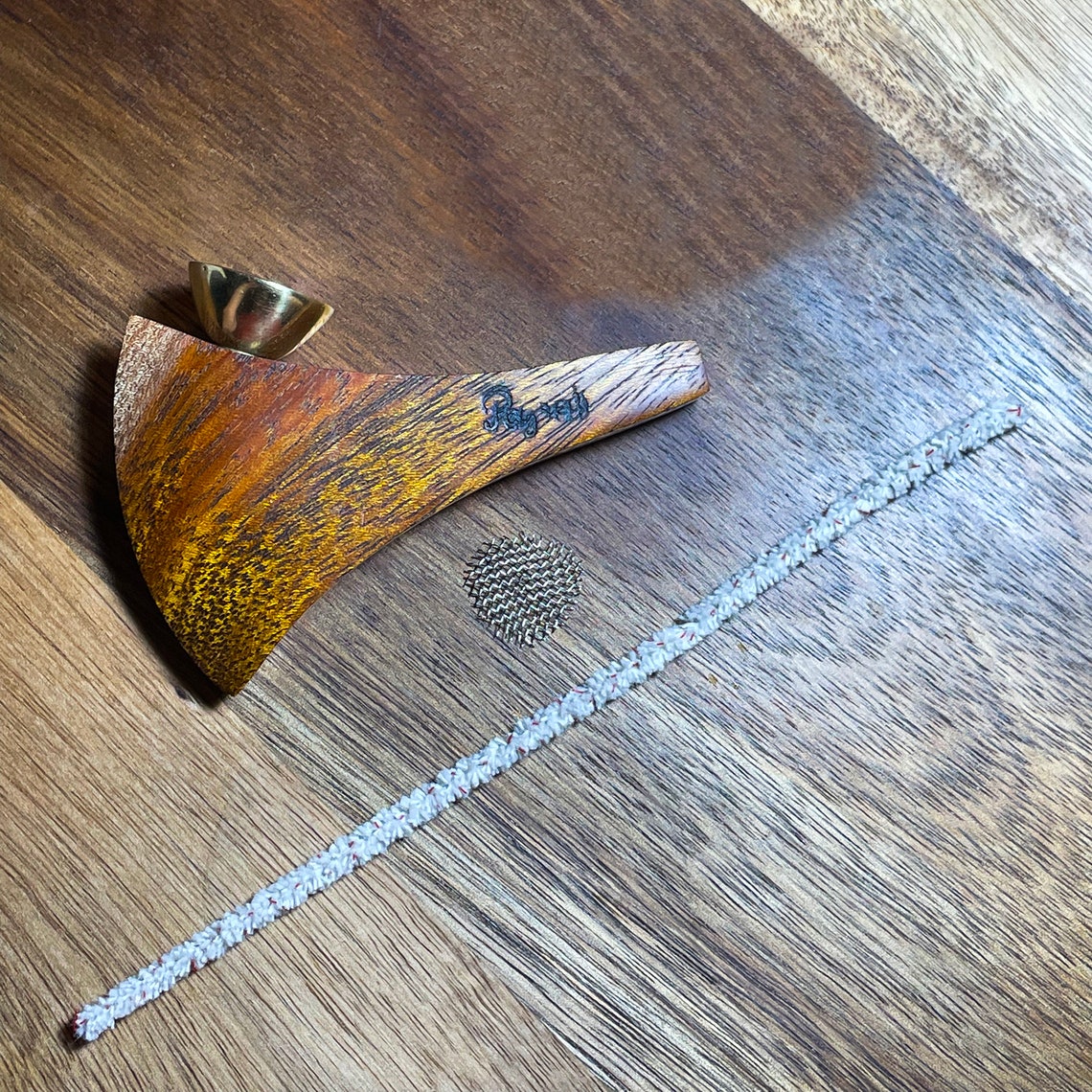 Wooden Pipe ,,tomahawk" ! Gift for Smokers ! Can Be Personalized ...