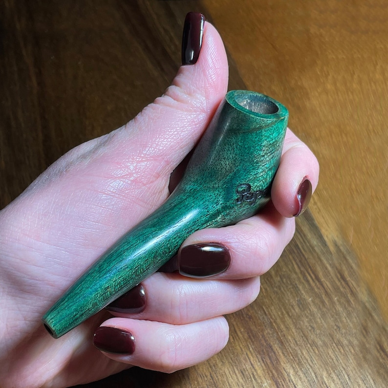 Small Brother Pipe, Custom Made Wooden Pipe for Smoking Herbs ! Great ...