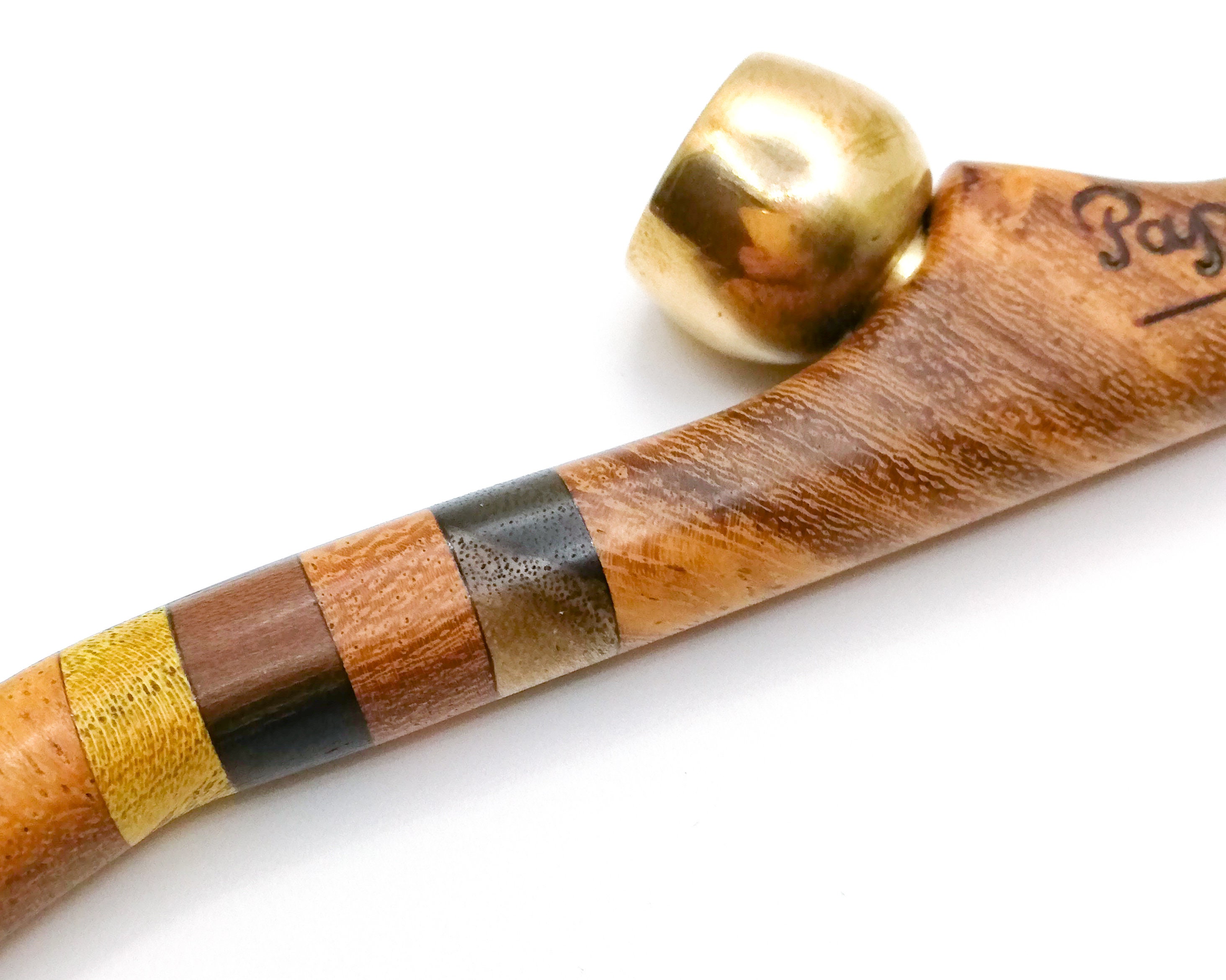 Colored Bow Pipe With Composite Different Colored Woods - Etsy
