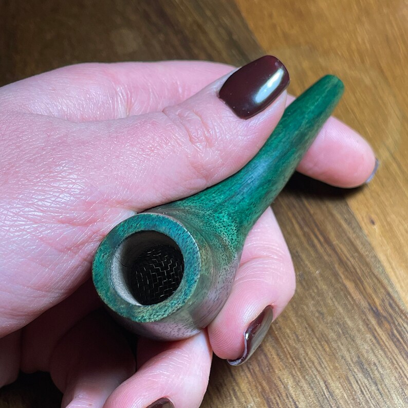 Small Brother Pipe, Custom Made Wooden Pipe for Smoking Herbs ! Great ...