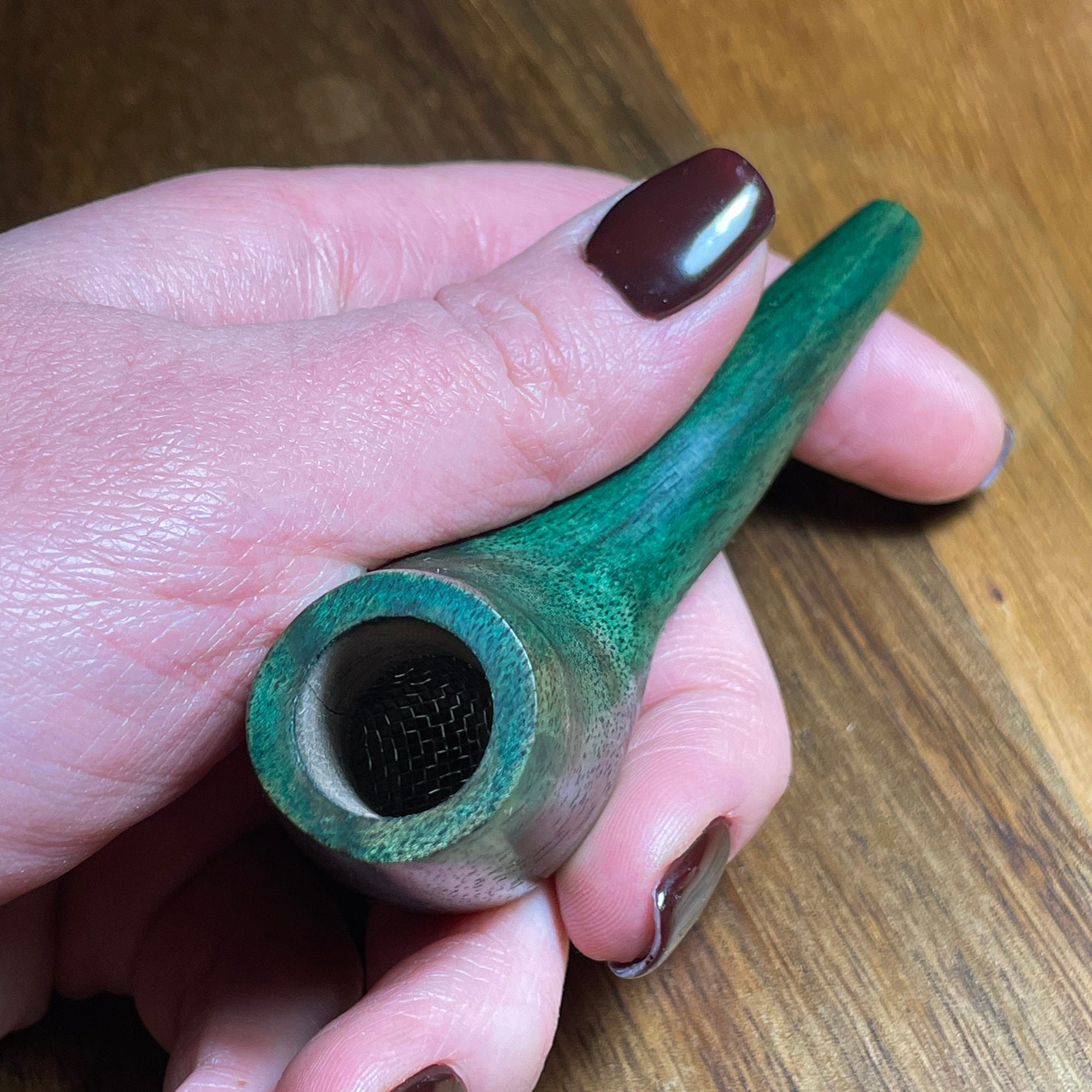 Small Brother Pipe Custom Made Wooden Pipe for Smoking Herbs - Etsy