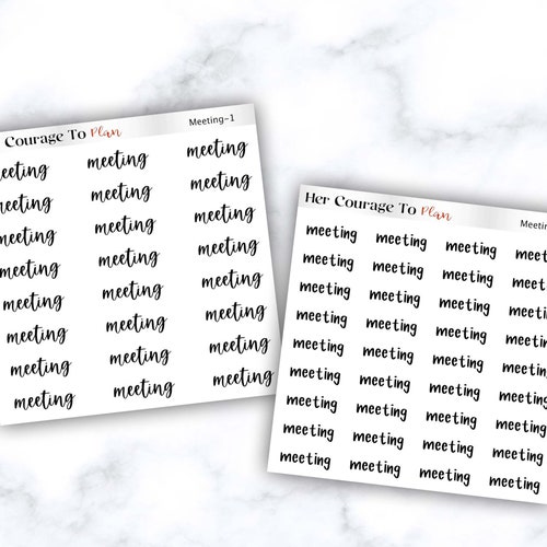 Zoom Meeting Planner Icon Stickers - Etsy