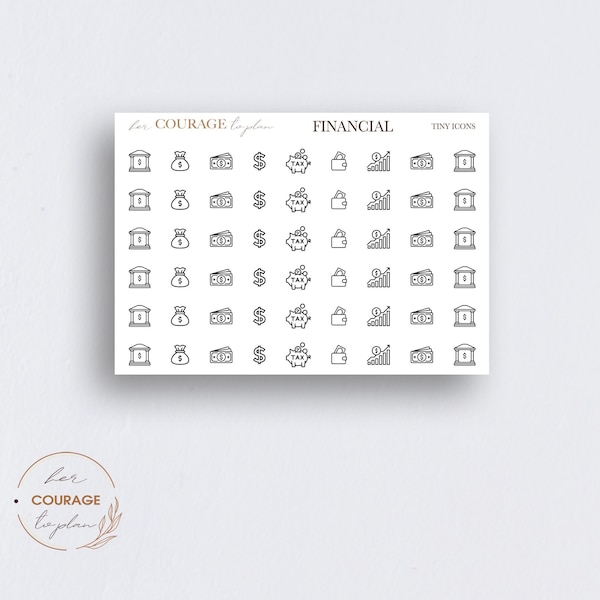 Money Planner Stickers - Etsy