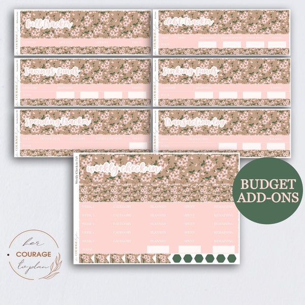 Weekly Budget Checkin - Etsy