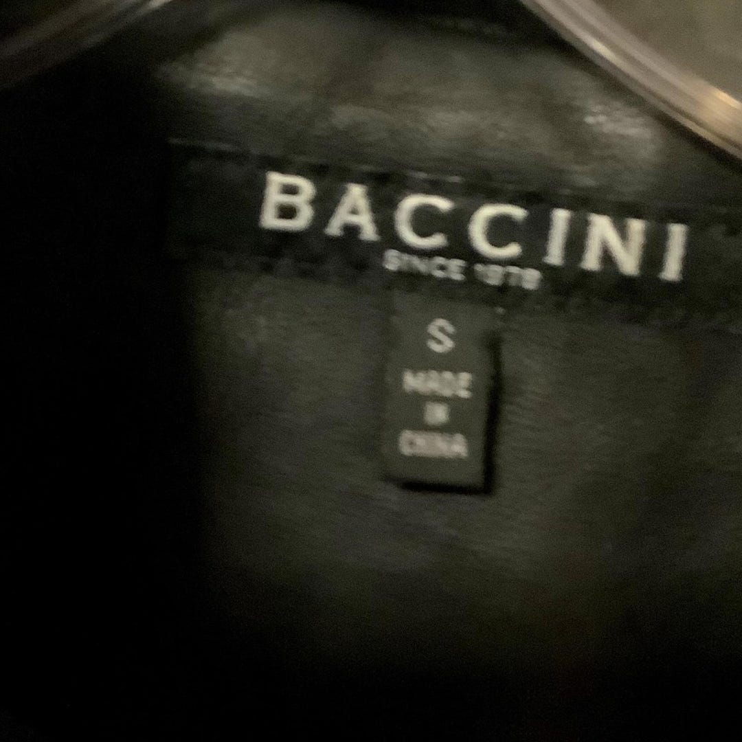 Baccini Leather Jacket - Etsy
