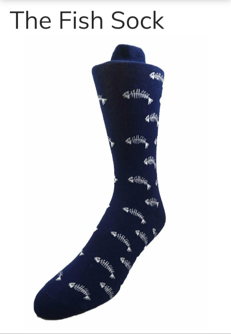 The Fish Sock / Fish Sock for Men/ Fishermen/fisherman/socks With Fish ...