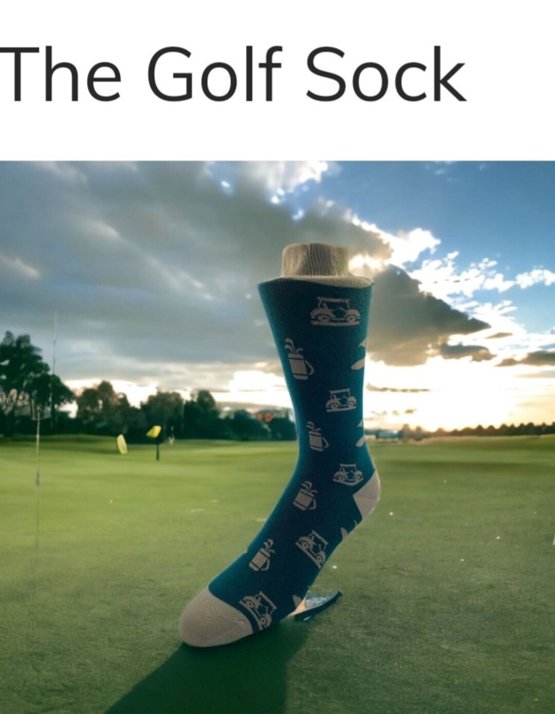 The Golf Sock / Golf/golfer/pro Golf /socks for Men /men Socks - Etsy
